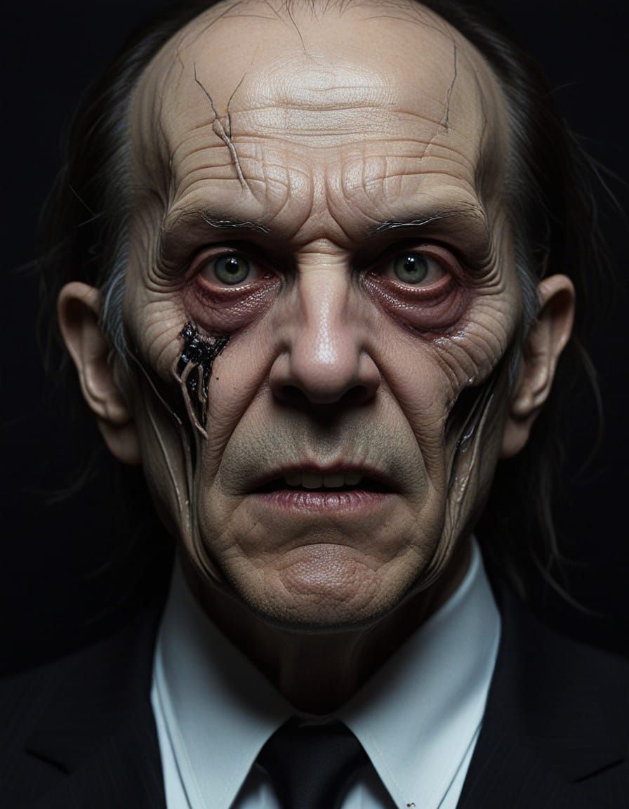 Eldritch Horror Within a Human Form Exposed in Gor... - AI Art