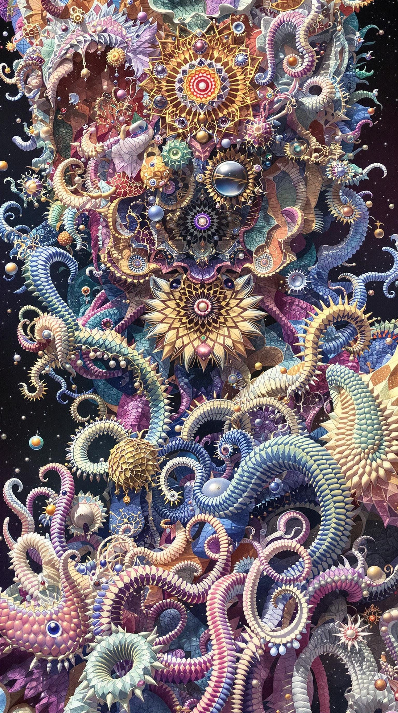 Fractal Samsara with Geometric Patterns in Pastel ... - AI Art