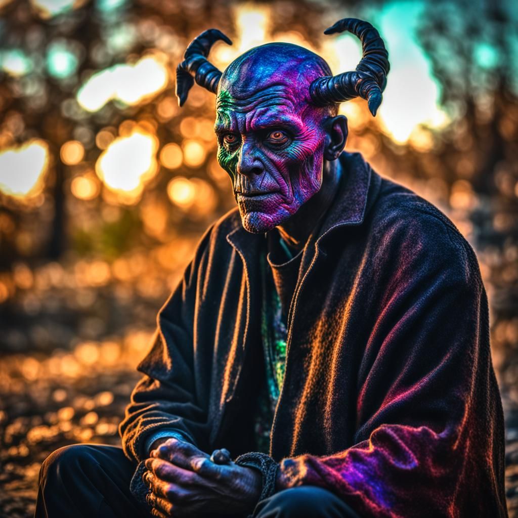 low key demon - AI Generated Artwork - NightCafe Creator