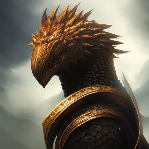 Failed prompt: Dragonborn - AI Generated Artwork - NightCafe Creator
