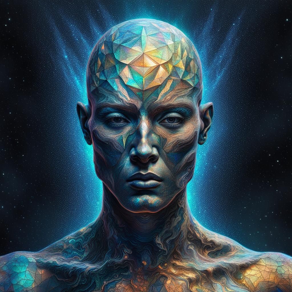 Cosmic Being - AI Generated Artwork - NightCafe Creator