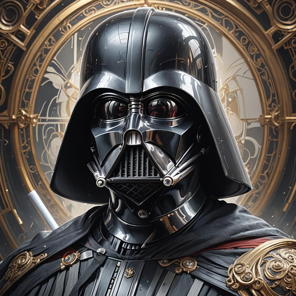Beautiful portrait of Darth Vader - AI Generated Artwork - NightCafe ...