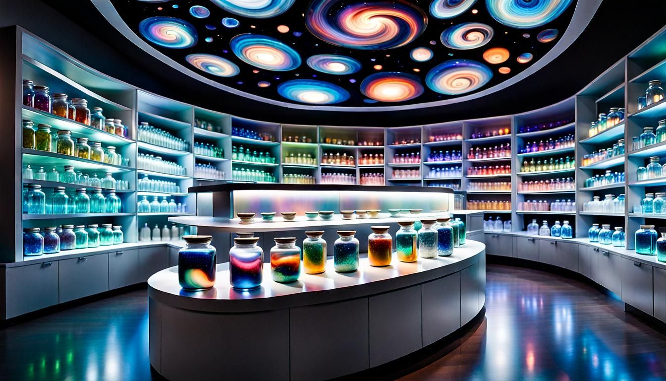 The Universe Laboratory - Where New Worlds Are Created. - AI Generated Artwork - NightCafe Creator