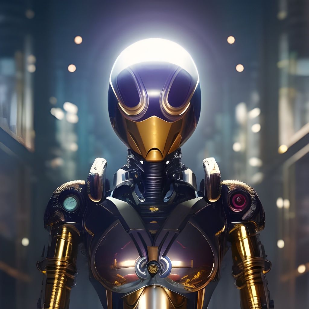 Deluxe Android Robot 2 - AI Generated Artwork - NightCafe Creator