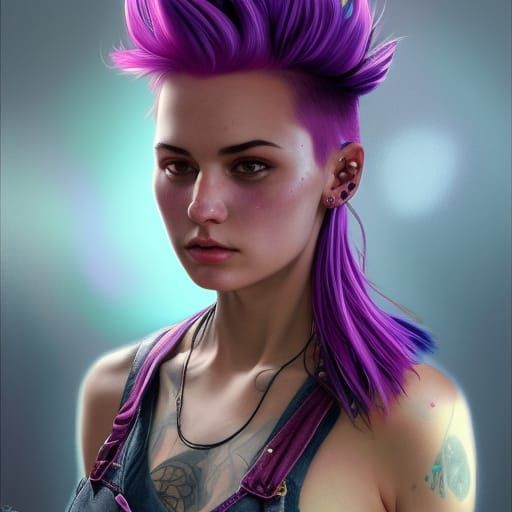 Before Her First Open Mic Night - AI Generated Artwork - NightCafe Creator