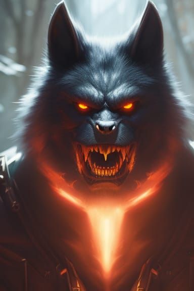 Werewolf - AI Generated Artwork - NightCafe Creator