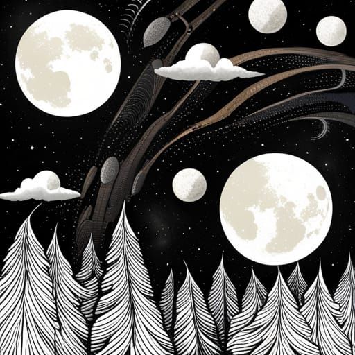 Dulcination 65 Moonscape II - AI Generated Artwork - NightCafe Creator