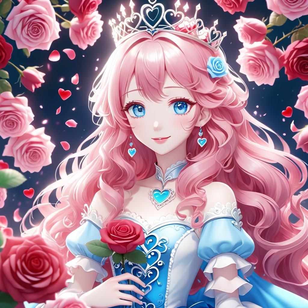 Valenya - Princess of the heart - AI Generated Artwork - NightCafe Creator