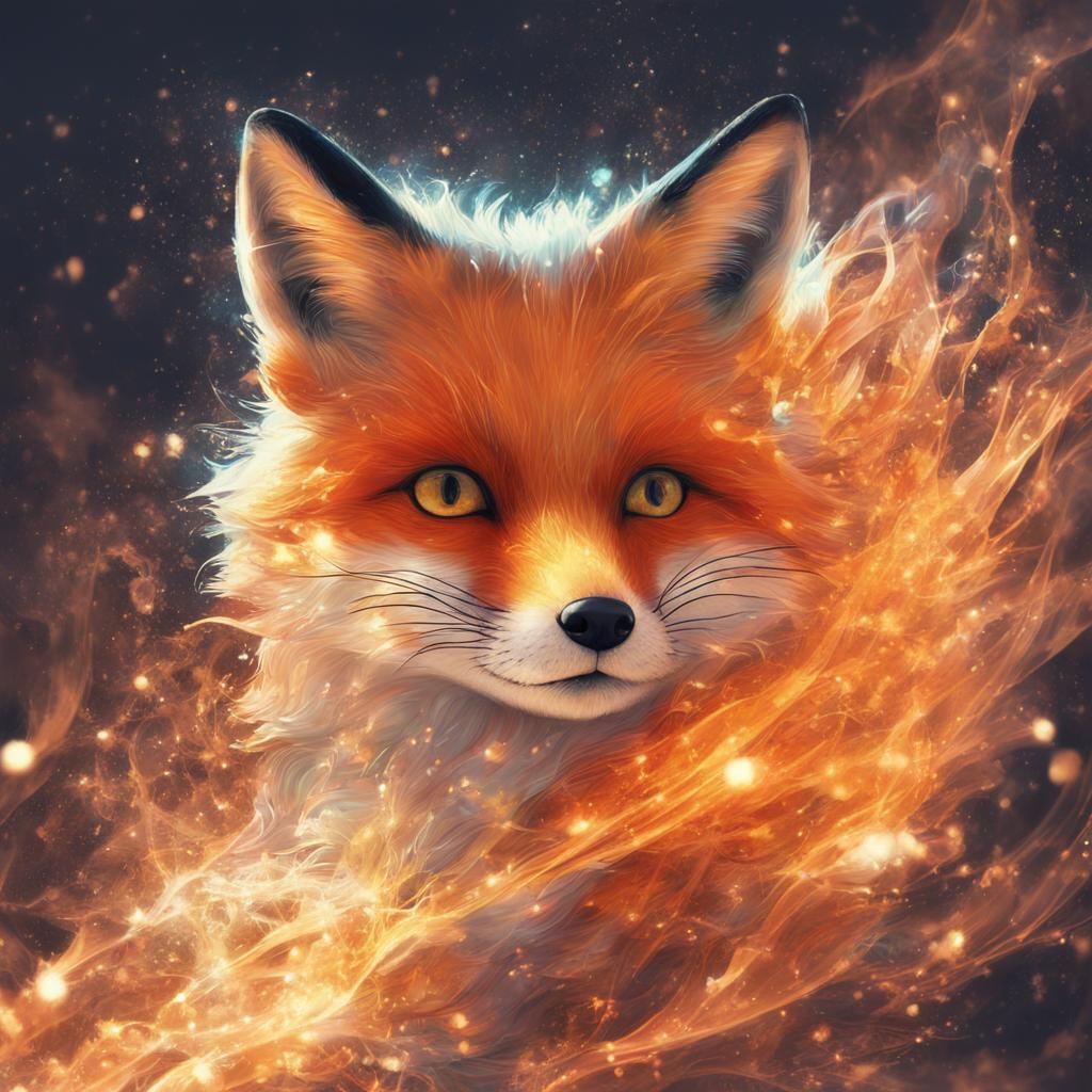 Fire fox II - AI Generated Artwork - NightCafe Creator