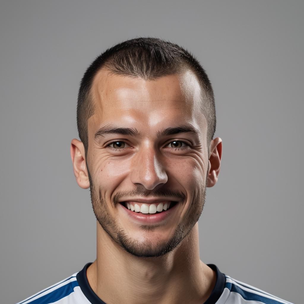 29 year old soccer player from Slovakia with white skin tone, with buzz ...