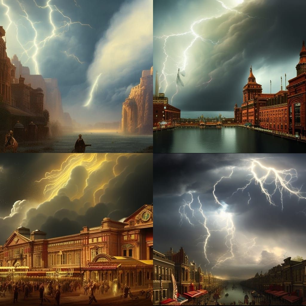 Pt barnum thunder cloud. Epic cinematic brilliant stunning intricate ...