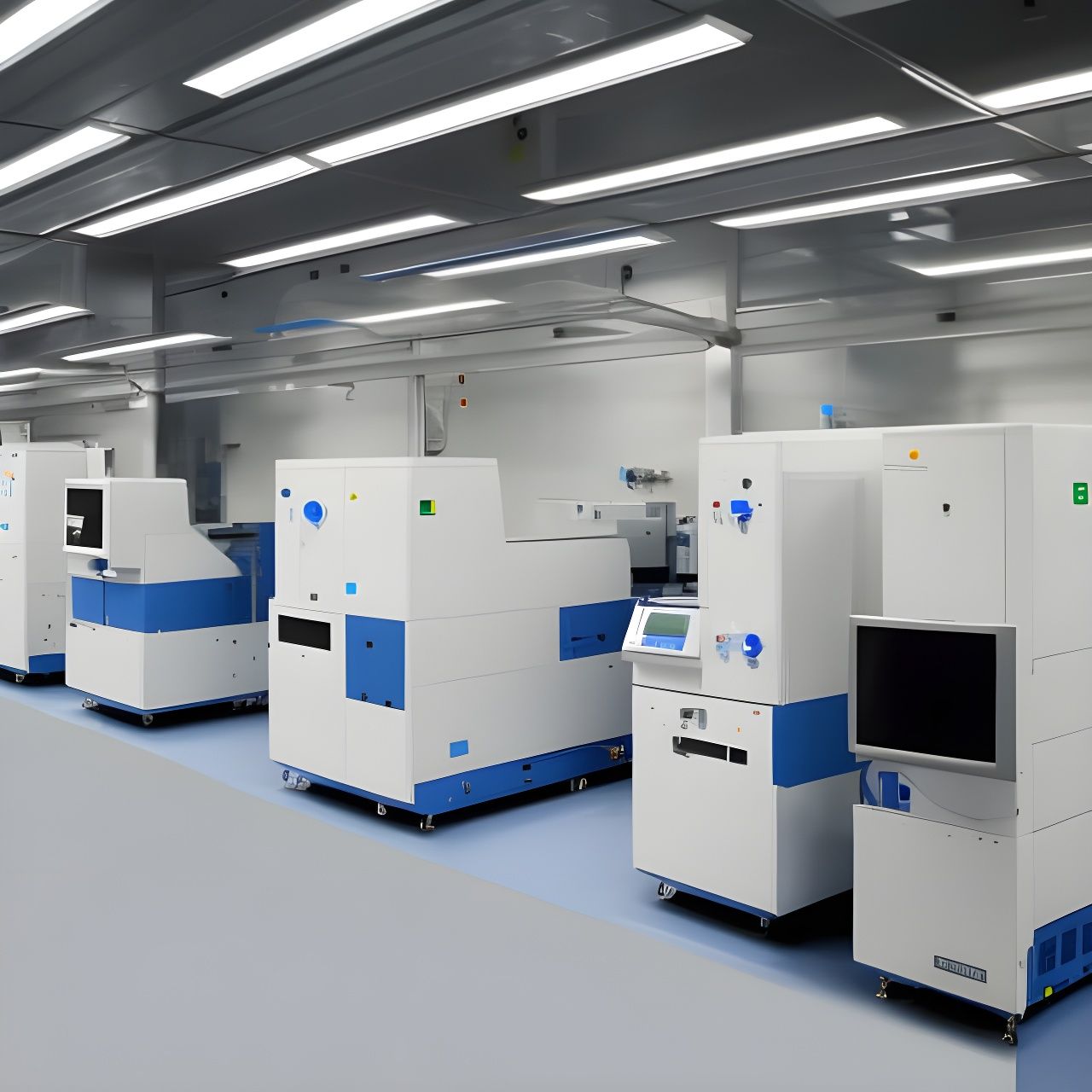 Semiconductor FAB facility 05 - AI Generated Artwork - NightCafe Creator