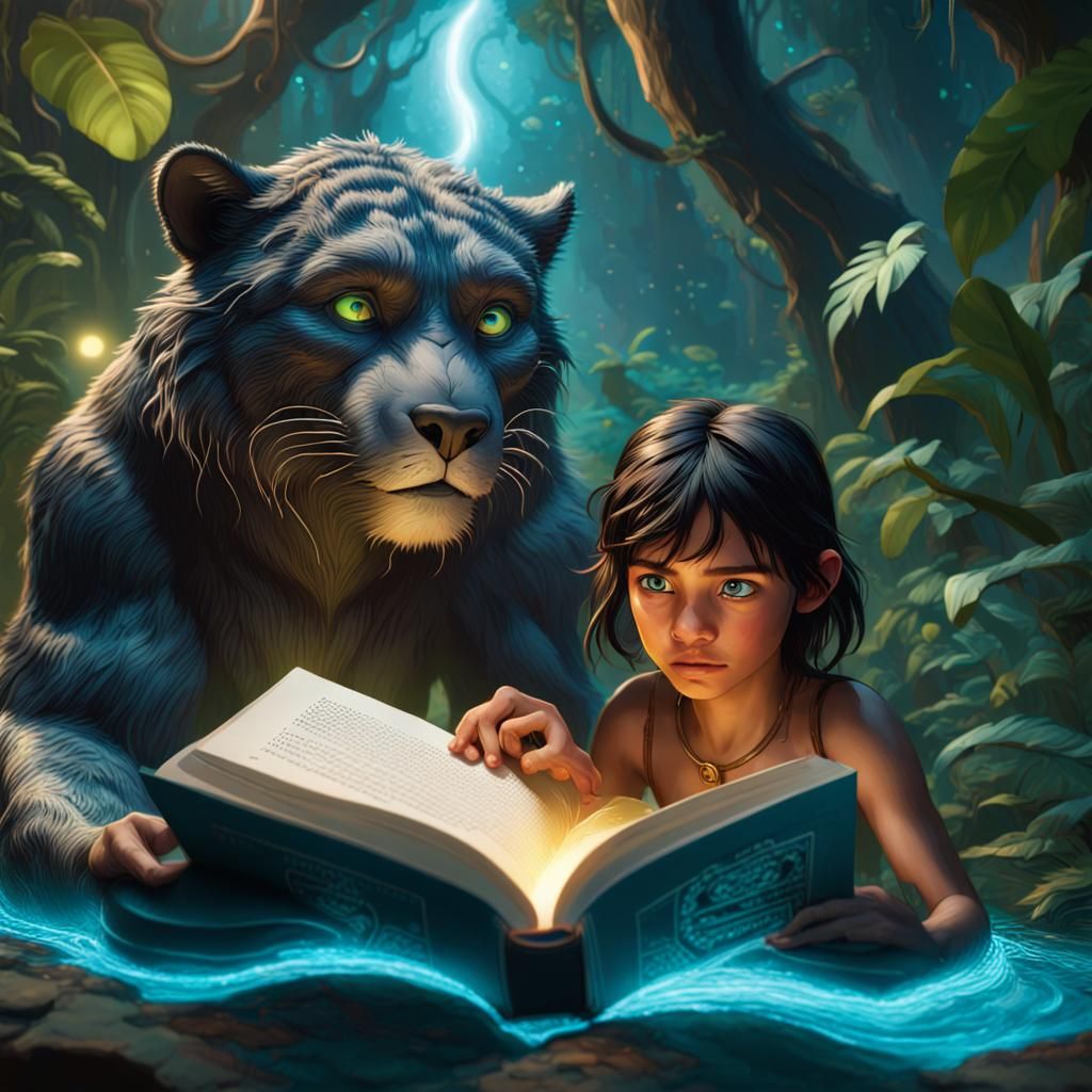 Sweet Storytime. - AI Generated Artwork - NightCafe Creator