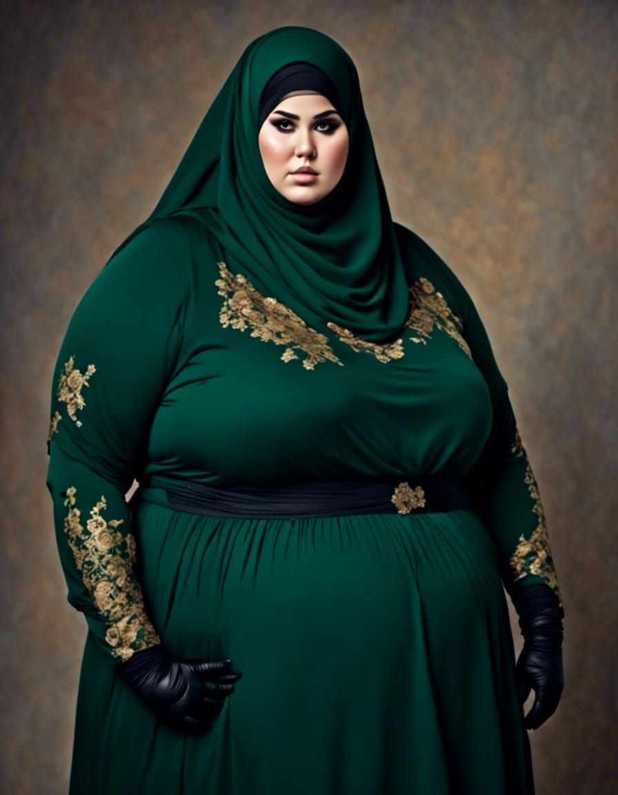 bbw chubby hijab. Inspired by @Fokje - AI Generated Artwork - NightCafe Creator