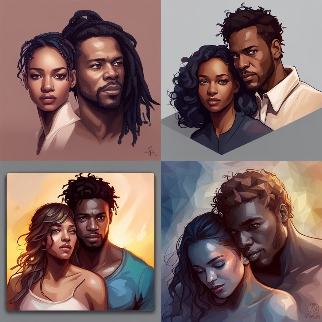 Wonderful Couples - AI Generated Artwork - NightCafe Creator