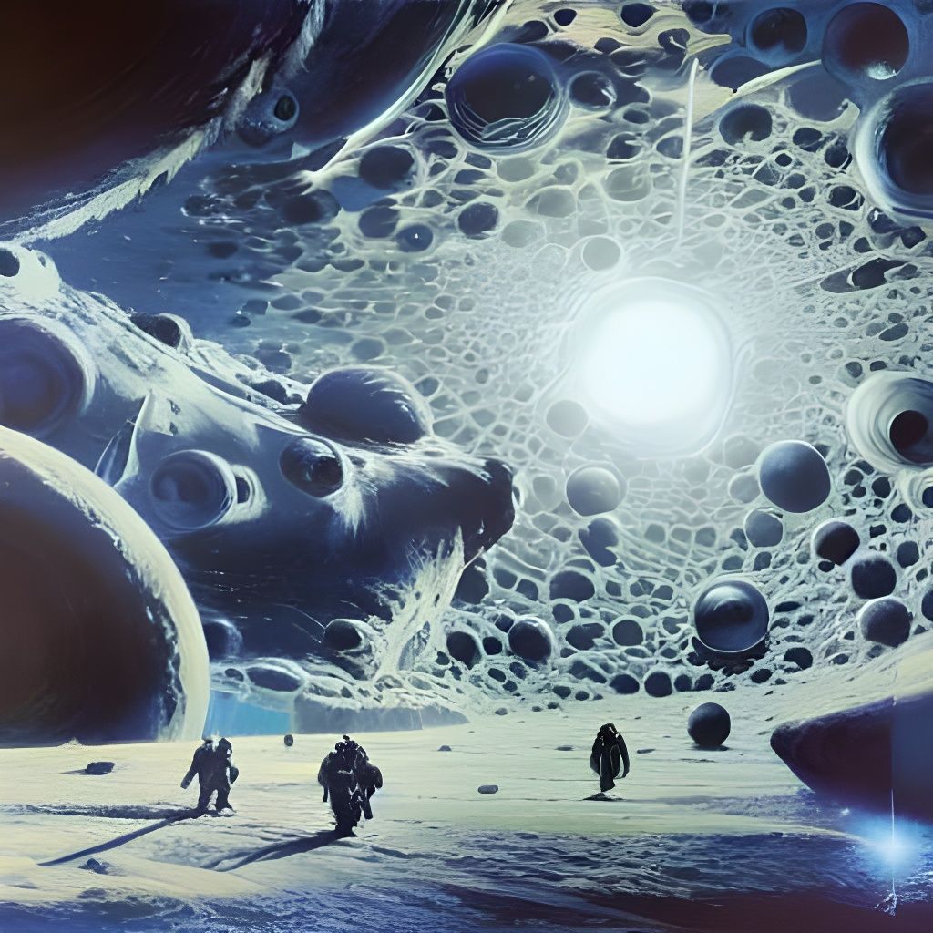 The surface of a white dwarf star, shining, blinding, shocking, with ...