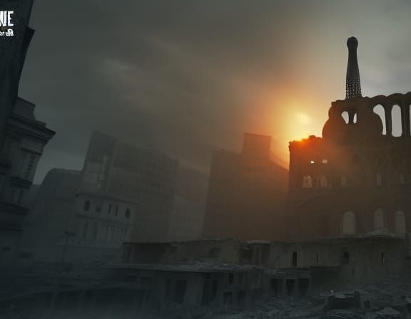 Paris Apocalypse warzone ruins, 8k resolution concept art, Artgerm ...