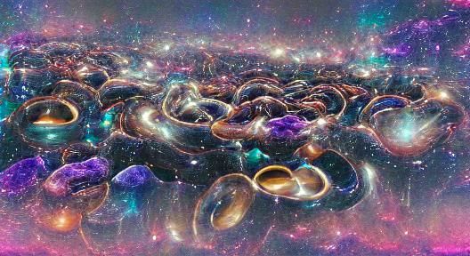 Infinity of the universe - AI Generated Artwork - NightCafe Creator
