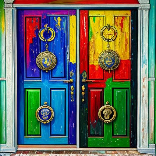 Choose A Door - AI Generated Artwork - NightCafe Creator