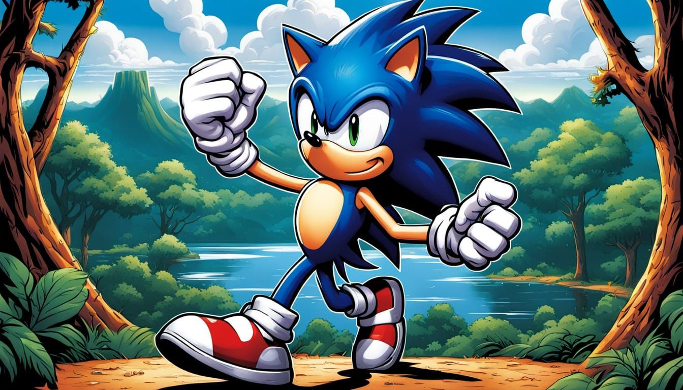 Archie comic book sonic - Archie comic book sonic