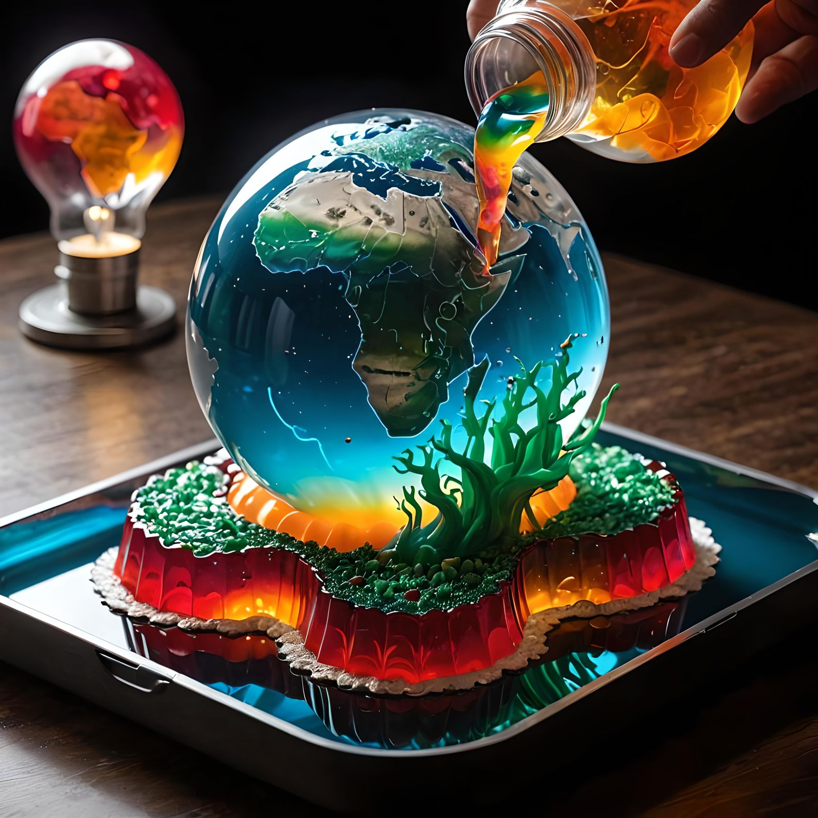 Science of Jelly - AI Generated Artwork - NightCafe Creator