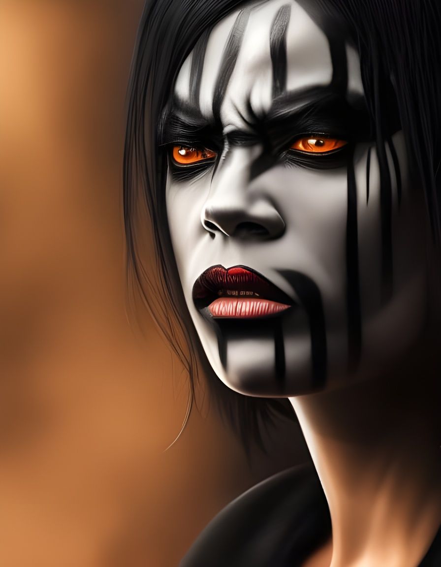 fierce face - AI Generated Artwork - NightCafe Creator