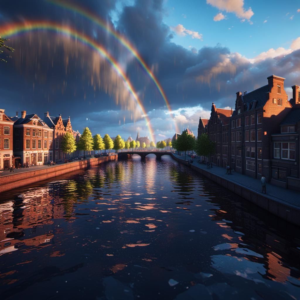 Flanders' rainbow - AI Generated Artwork - NightCafe Creator