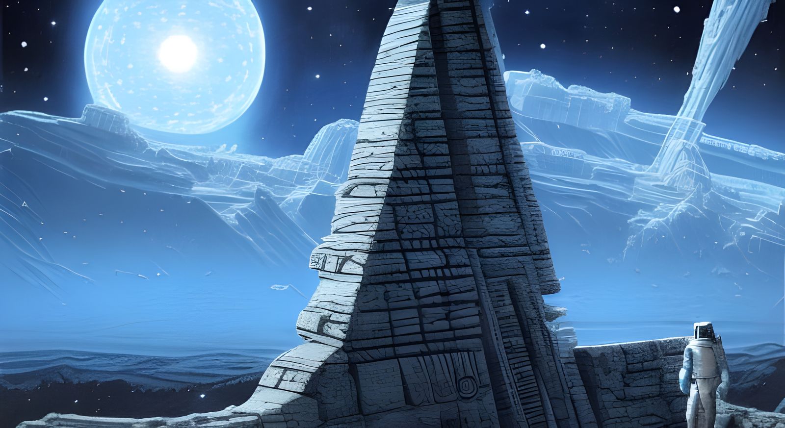 Alien World Ruins - AI Generated Artwork - NightCafe Creator