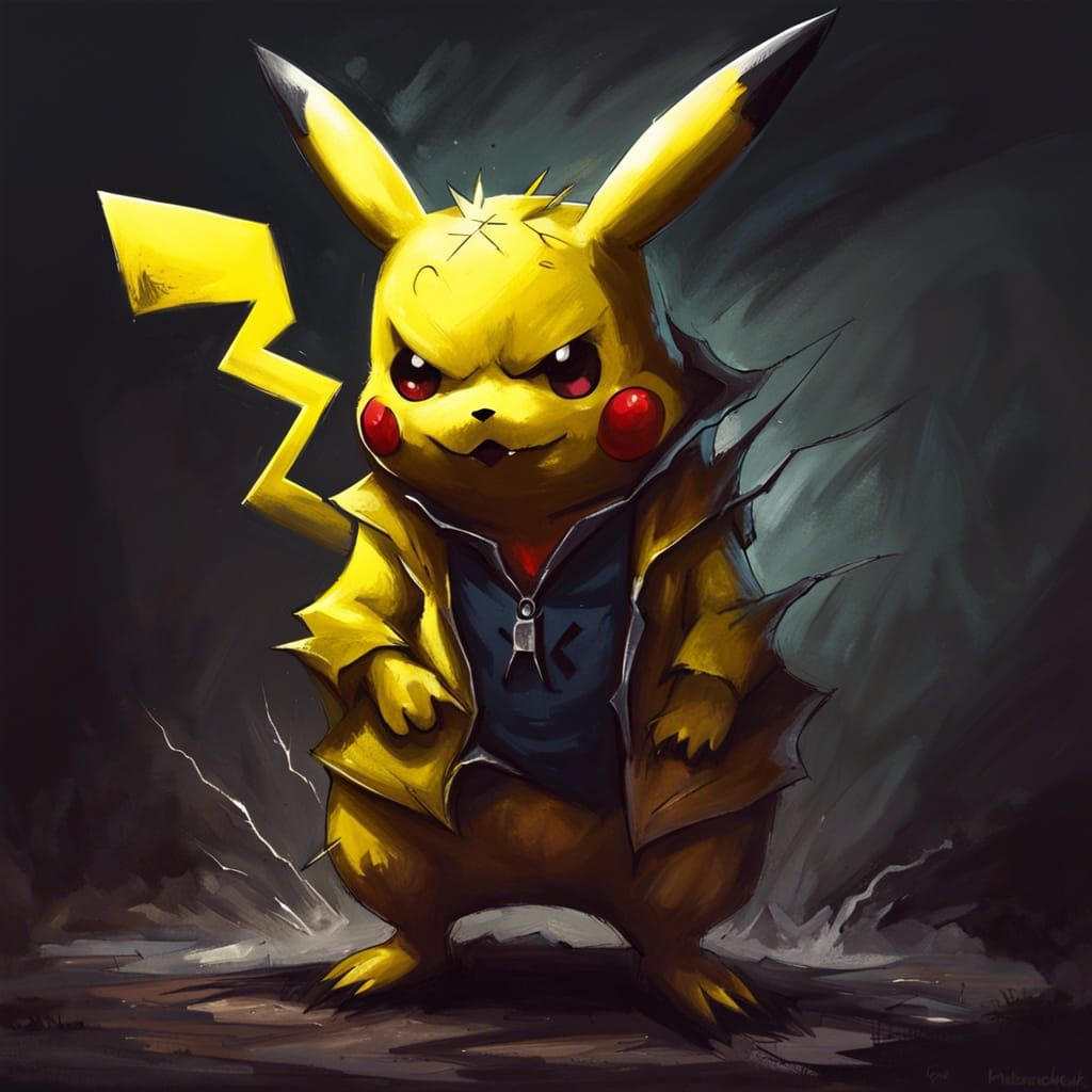 Evil Pikachu - AI Generated Artwork - NightCafe Creator