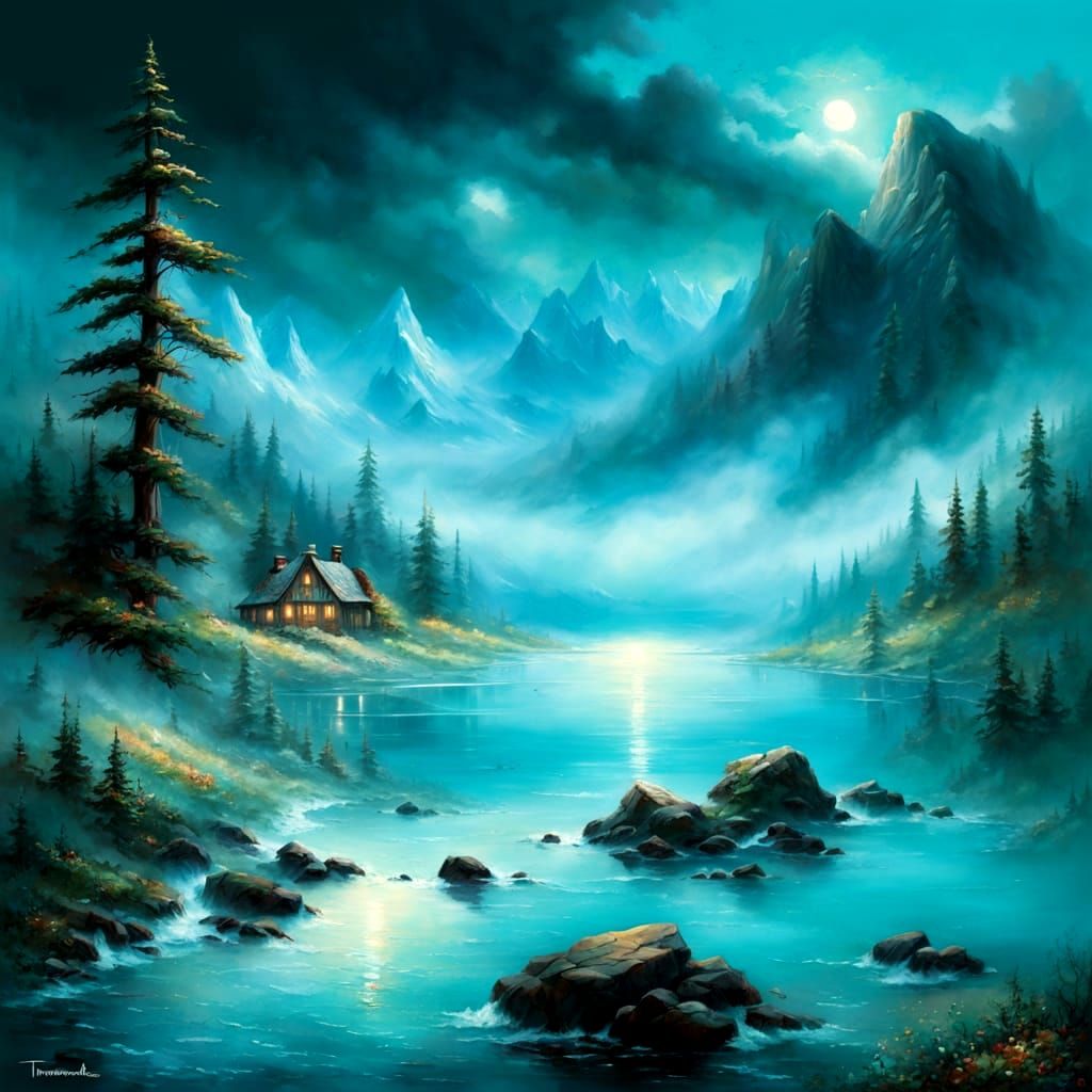 Turquoise landscape - Turquoise landscape