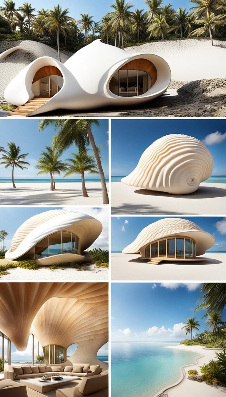 Shell House #2 - AI Generated Artwork - NightCafe Creator