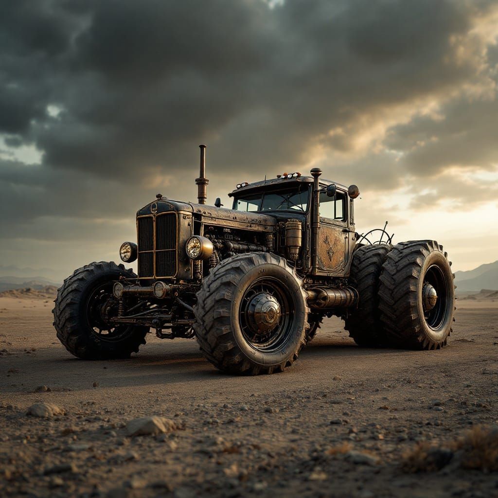 Rat rod monster tractor - Rat rod monster tractor