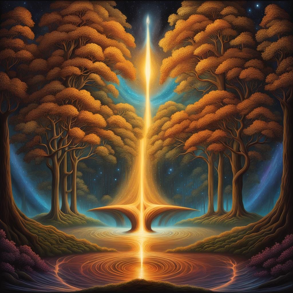 Magical clearing - AI Generated Artwork - NightCafe Creator