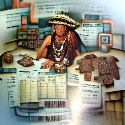 Aztec Merchant (Information Age) - AI Generated Artwork - NightCafe Creator