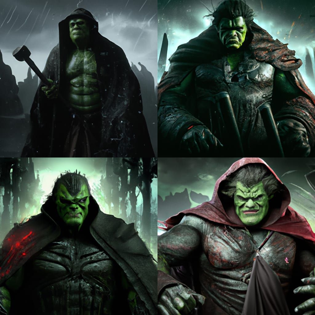 Hulk as a sith lord - AI Generated Artwork - NightCafe Creator