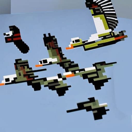 NES Duck Hunt - AI Generated Artwork - NightCafe Creator