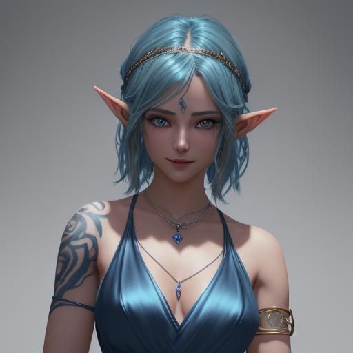 Elf Sorceress (Sorceress Exploration) - AI Generated Artwork - NightCafe Creator