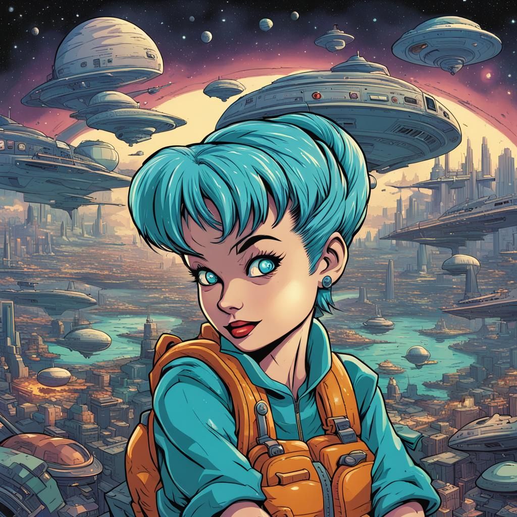 Bulma Jetson - AI Generated Artwork - NightCafe Creator
