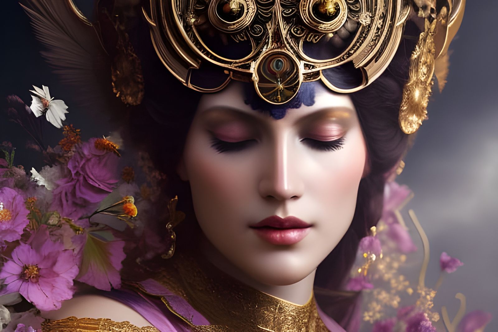 Garden goddess - AI Generated Artwork - NightCafe Creator