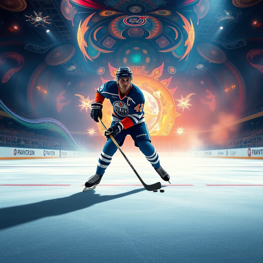 Wayne Gretzky playing hockey 4.0 - Hockey Legend in a Dreaml...