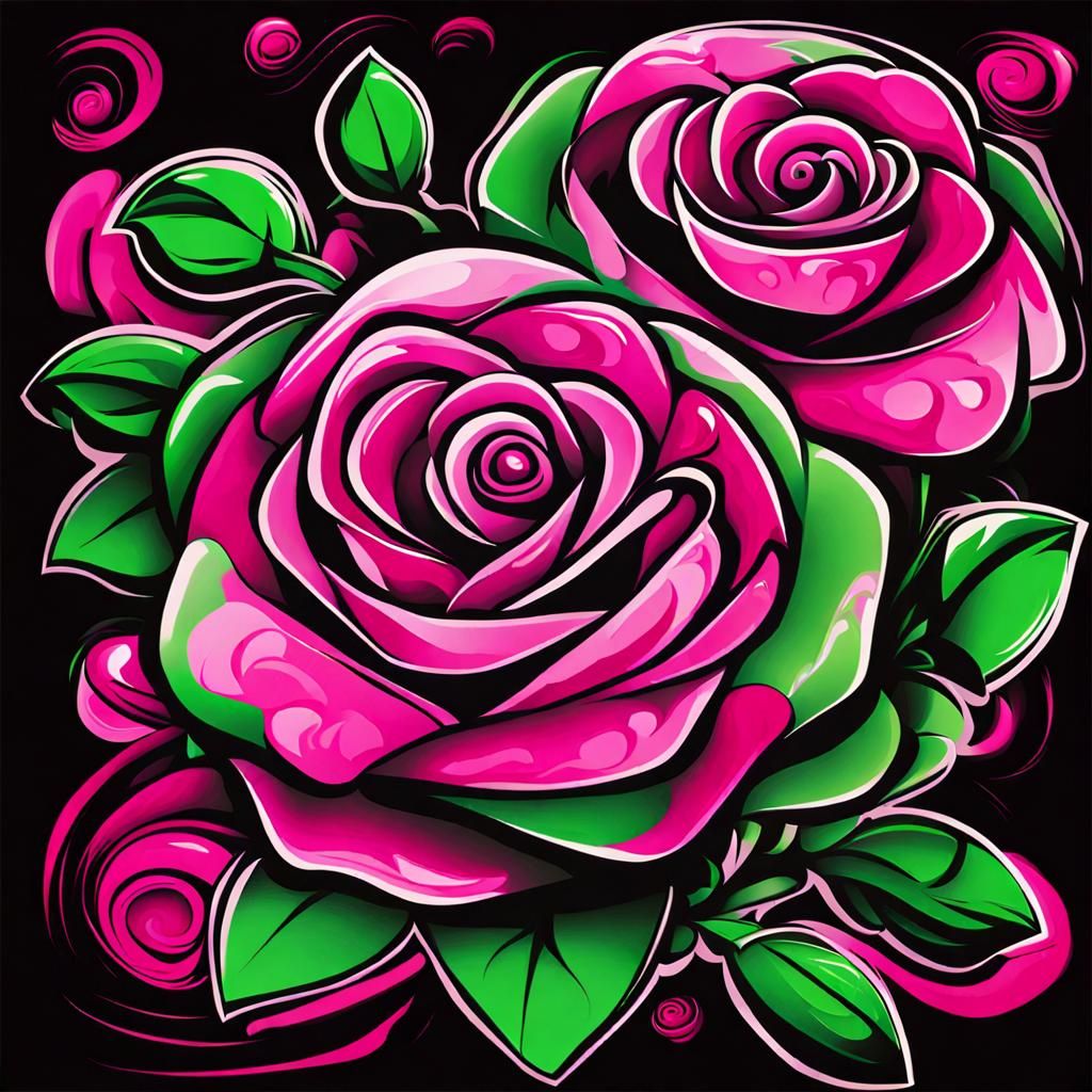 Roses Roses - AI Generated Artwork - NightCafe Creator