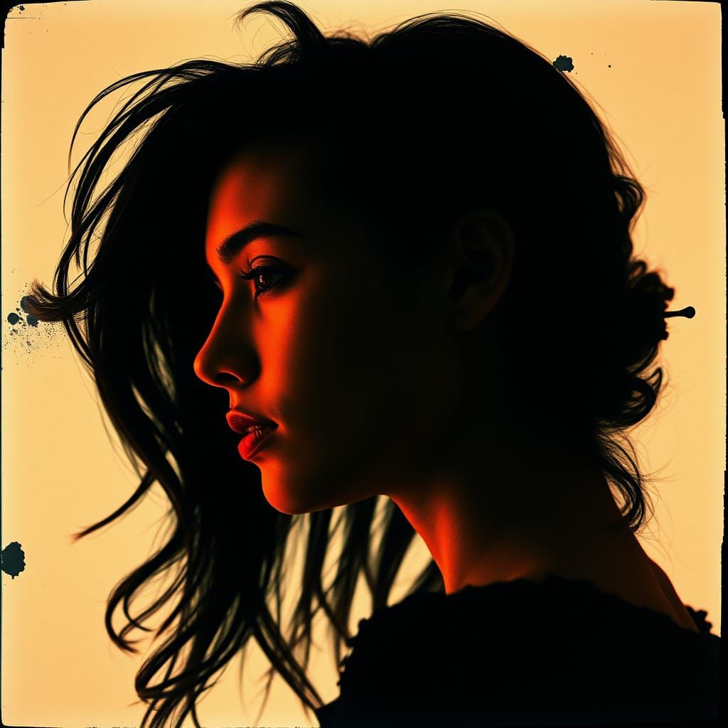 pretty side profile/Dramatic hair - pretty side profile/Dra...