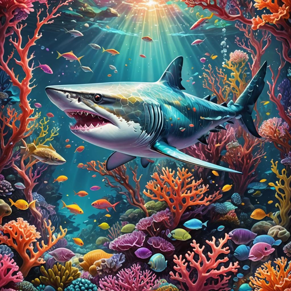 Jaws - AI Generated Artwork - NightCafe Creator