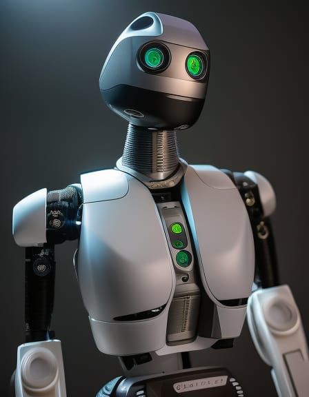 friendly miniature toy droids - AI Generated Artwork - NightCafe Creator