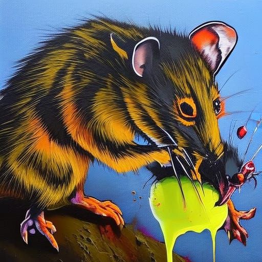 Rat Lunch - AI Generated Artwork - NightCafe Creator