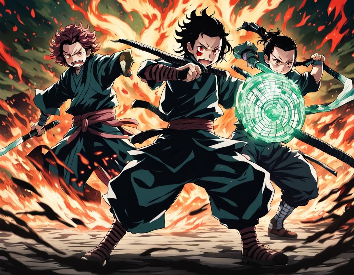 Demon Slayer - AI Generated Artwork - NightCafe Creator