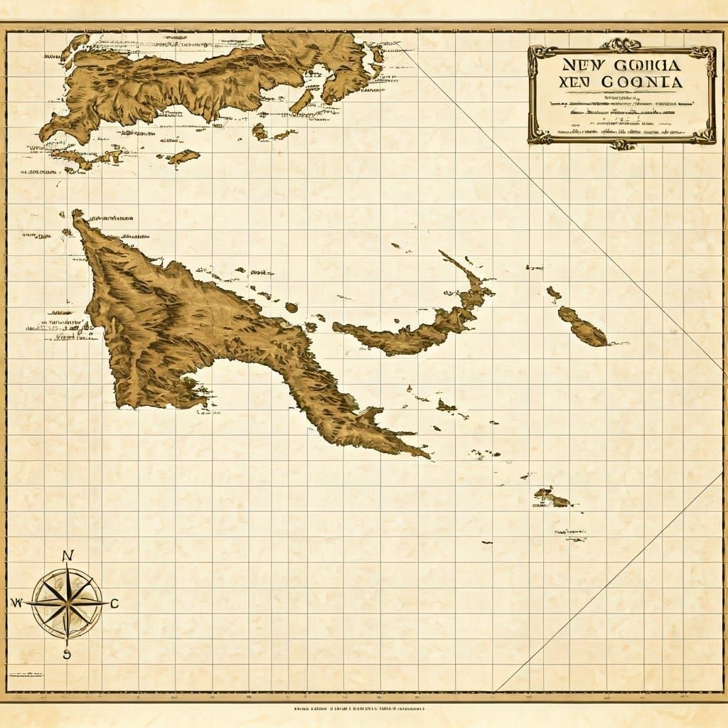 Chart of the Coconut Code - Vintage-Style Map of the New Geo...