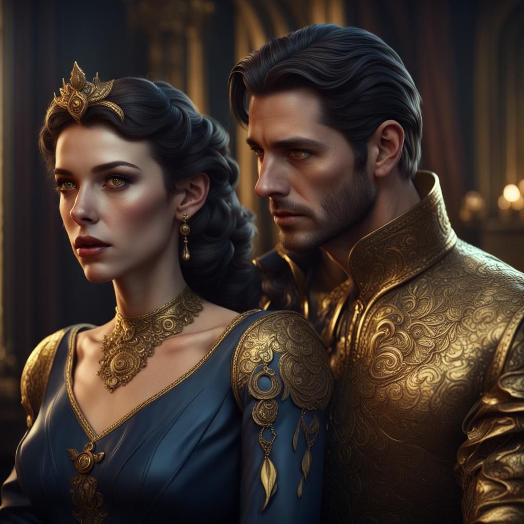 Husband and wife V2 - AI Generated Artwork - NightCafe Creator