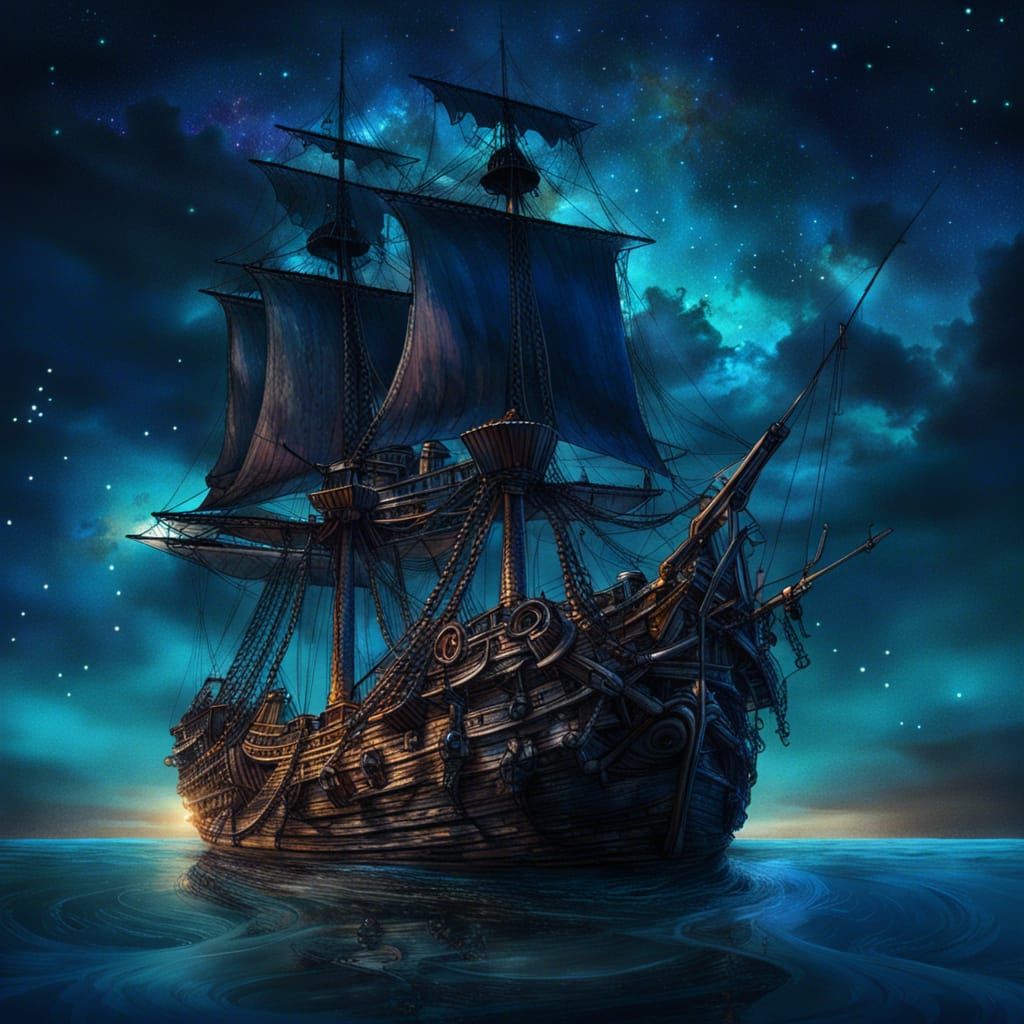 Ship - AI Generated Artwork - NightCafe Creator