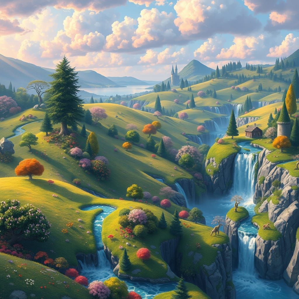 A wonderful world - Enchanted Dreamscapes of Whimsy and Won...